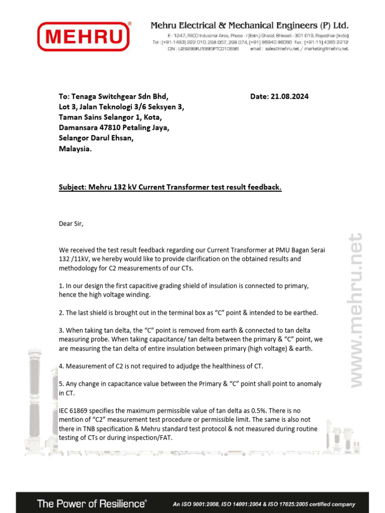 C2 Letter - From Mehru | PDF