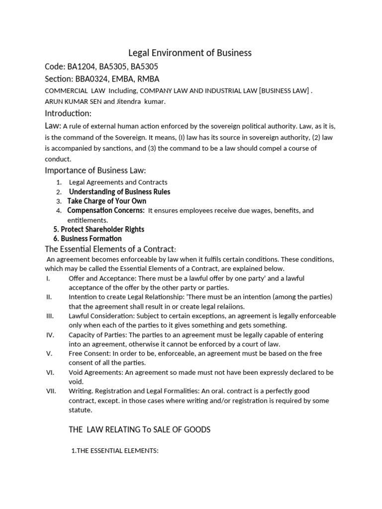 Legal Environment of Business Lecture 1 | PDF | Justice | Crime & Violence