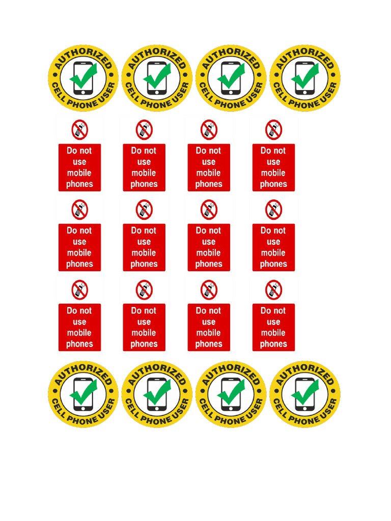 Phone User Sticker | PDF