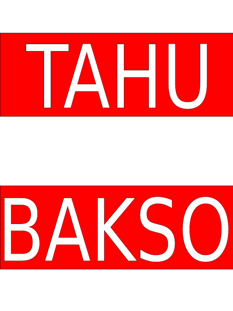 Sticker Tahu Bakso | PDF