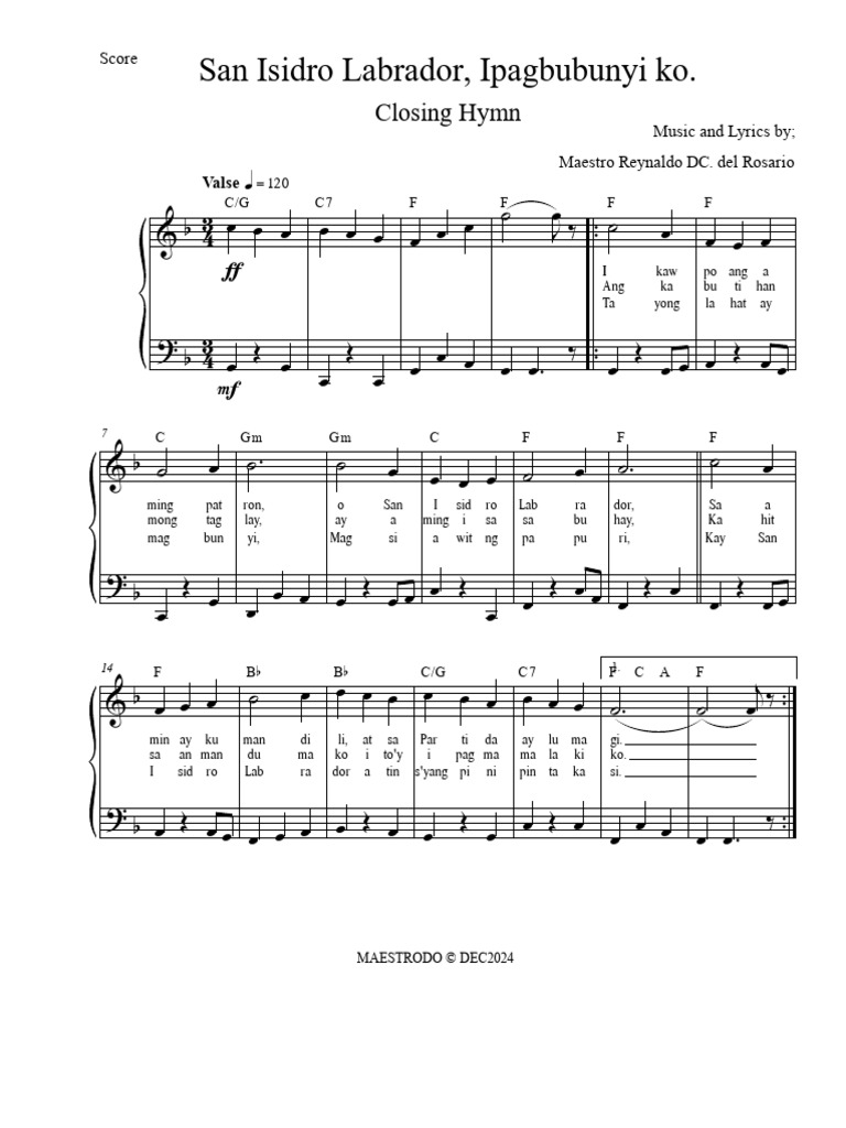 San Isidro Labrador PDF | PDF