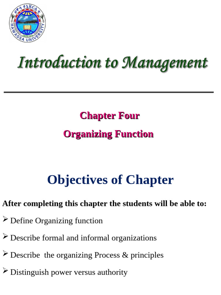 Cha-4 Intro | PDF | Hierarchy | Business
