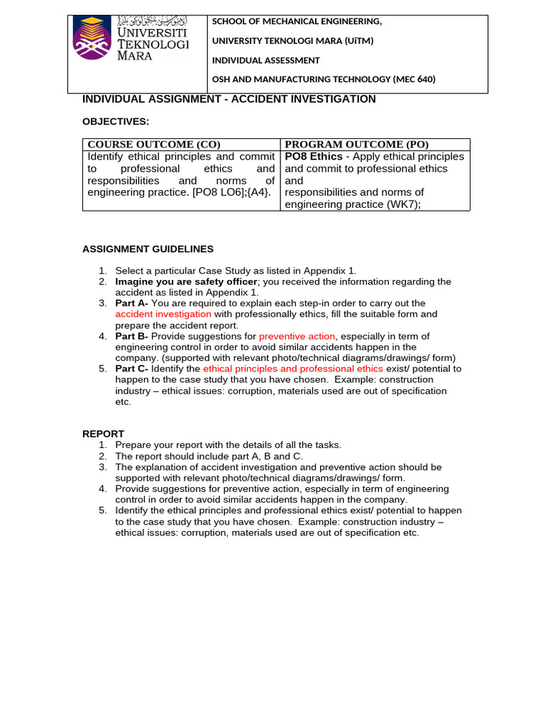 Individual Assignment Mec 640 | PDF