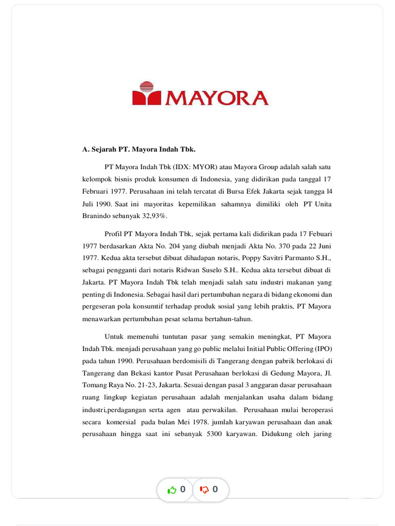 Tugas Analisis Visi Dan Misi PT Agung Podomoro Land TBK Compress | PDF