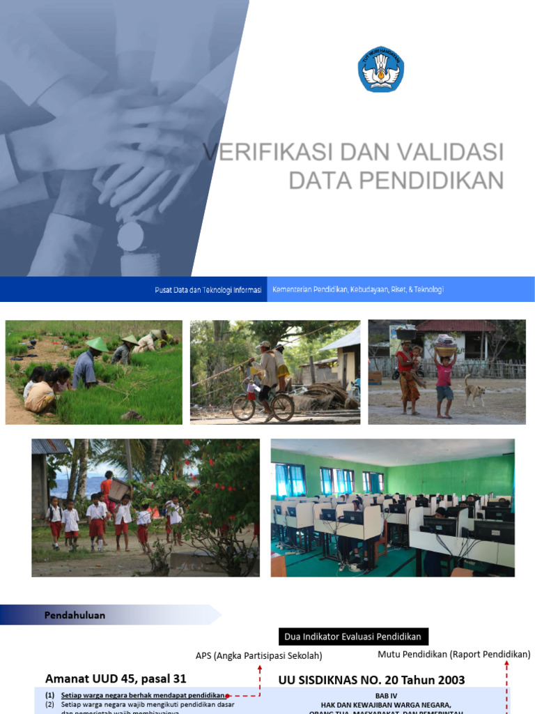 Verifikasi Validasi Data Pendidikan_Kemenag | PDF