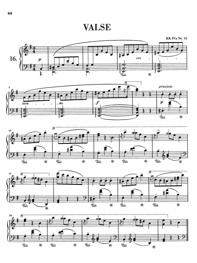 (Free Scores - Com) - Chopin Fra Ric Valse Mineur Complete Score 555 43319 | PDF
