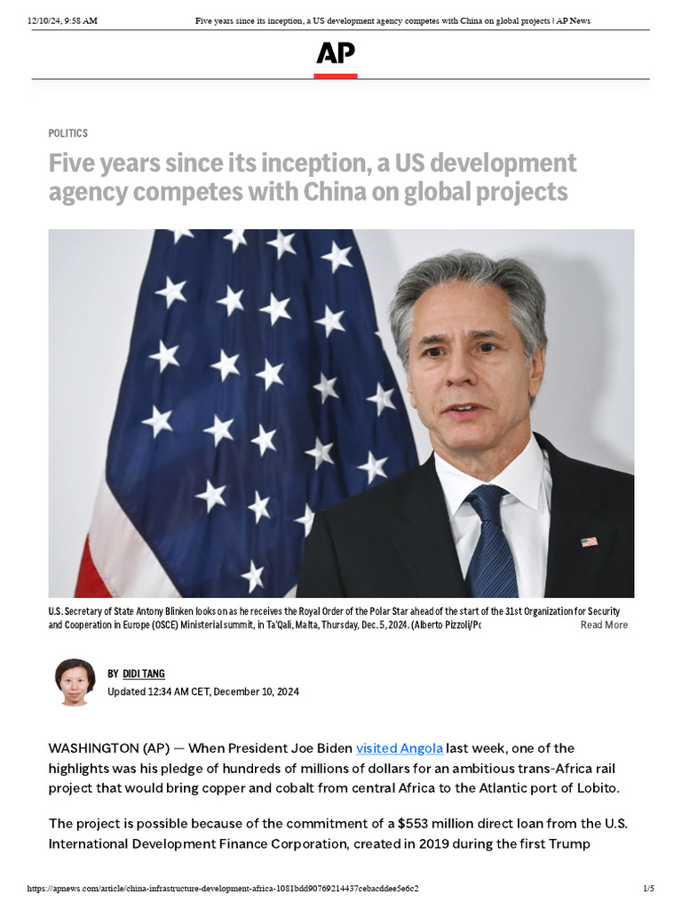 US Agency Competes with China | PDF | The United States | Economies