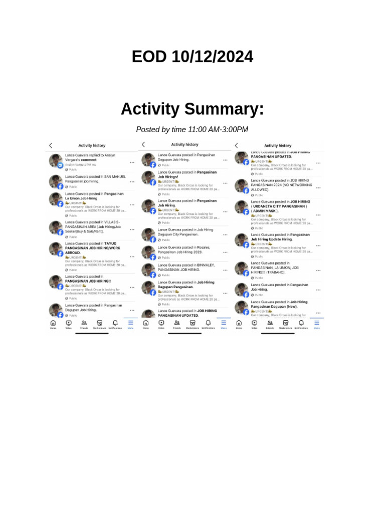10-12 Activity Compilation | PDF