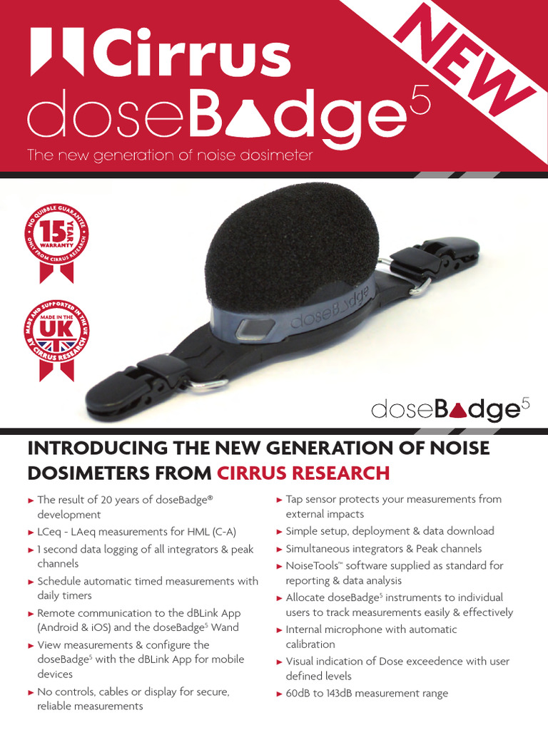 Cirrus Dosebadge5 - v1 6717 | PDF | Computing
