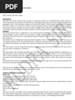 The Glove and The Lions ICSE Class 10 English | PDF | Poetry