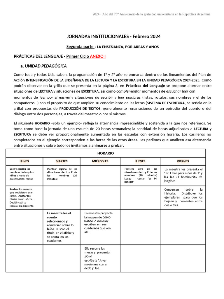 Prácticas de Lenguaje en Primer Ciclo | PDF | Enseñando | Escritura