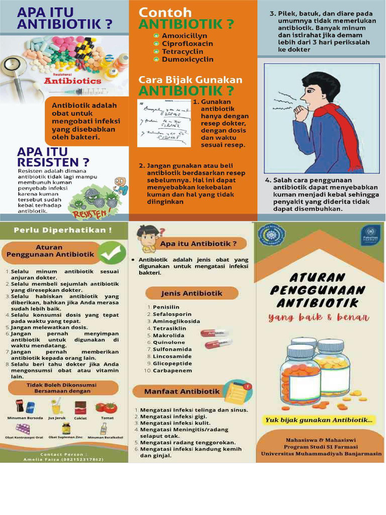 leaflet antibiotik | PDF
