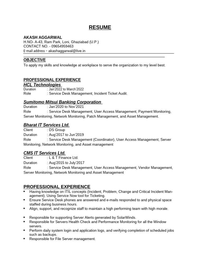 Akash | PDF | It Service Management | Computer Science