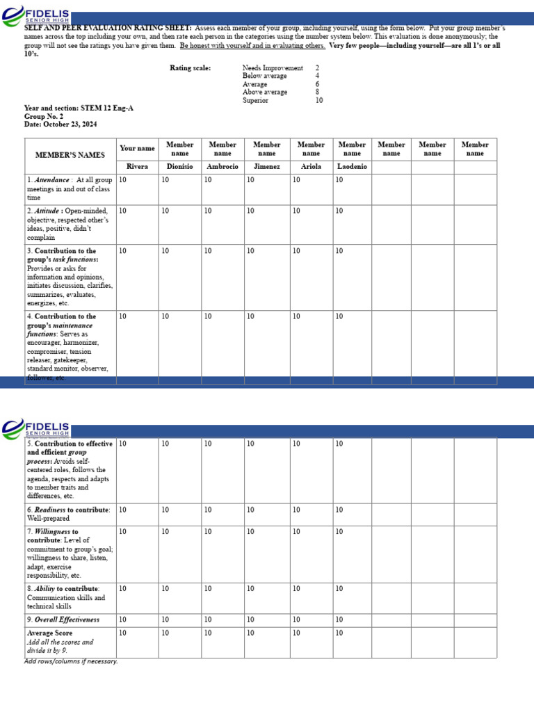 Peer Evaluation for STEM Students | PDF | Social Psychology | Cognition