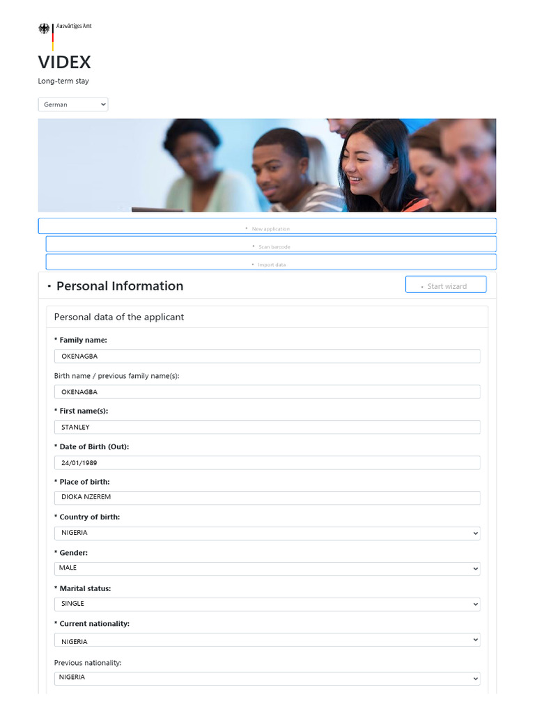 VIDEX form1 | PDF | Human Development | Adulthood
