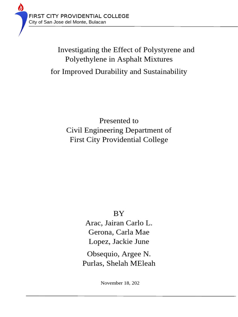 Pa-Print Bukas, Aabsent Ako | PDF | Plastic | Recycling