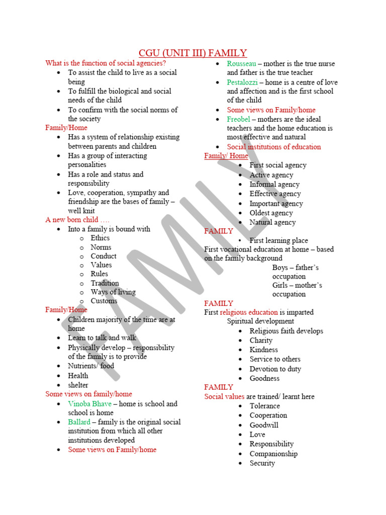 FAMILY 2 | PDF | Interpersonal Relationships | Family