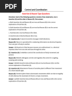 TISSUES (Assertion & Reason) | PDF | Social Science | Wellness