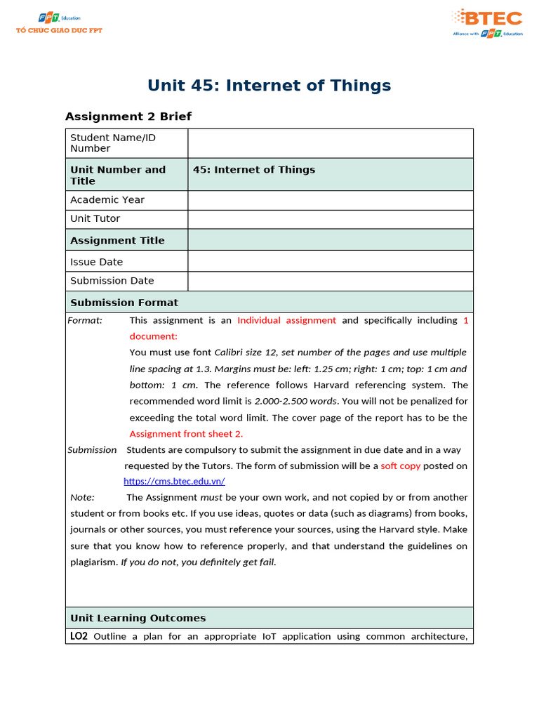 45_IoT_Assignment part 2 Brief | PDF | Internet Of Things | Software