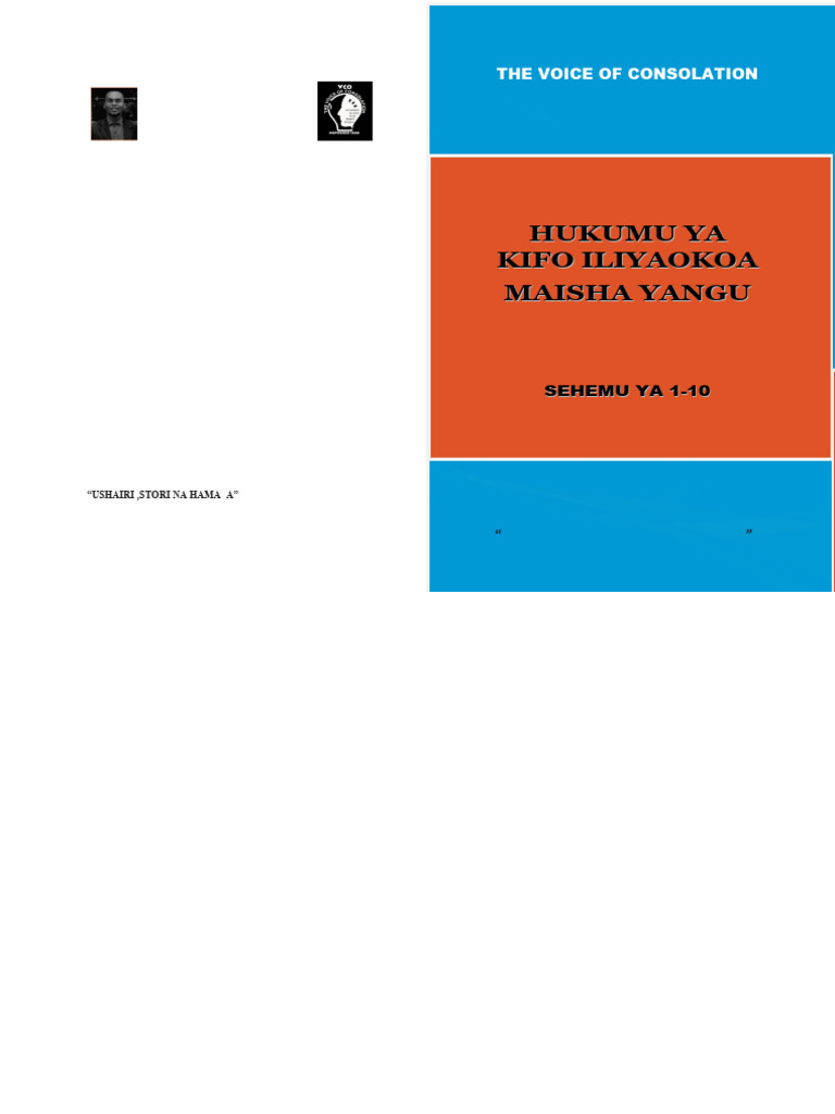 Hukumu Ya Kifo Iliyaokoa Maisha Yangu-Sixmund Byabato | PDF