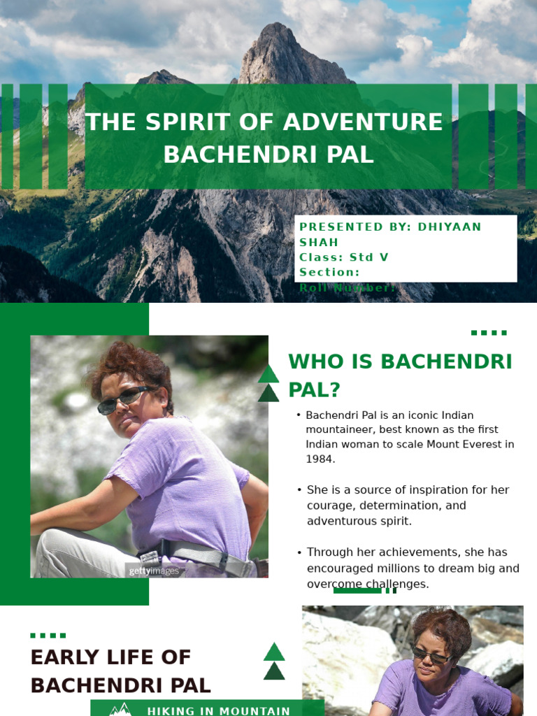 Bachendri Pal | PDF | Mount Everest | Mountains Of Nepal
