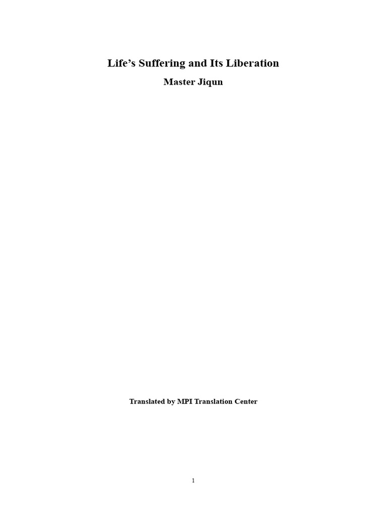 Understanding Life's Suffering and Liberation | PDF | Karma | Knowledge