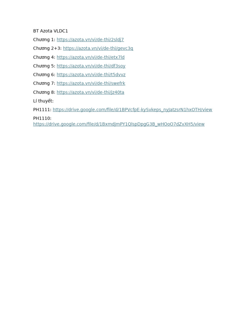 Bt Azota Vldc1 | PDF