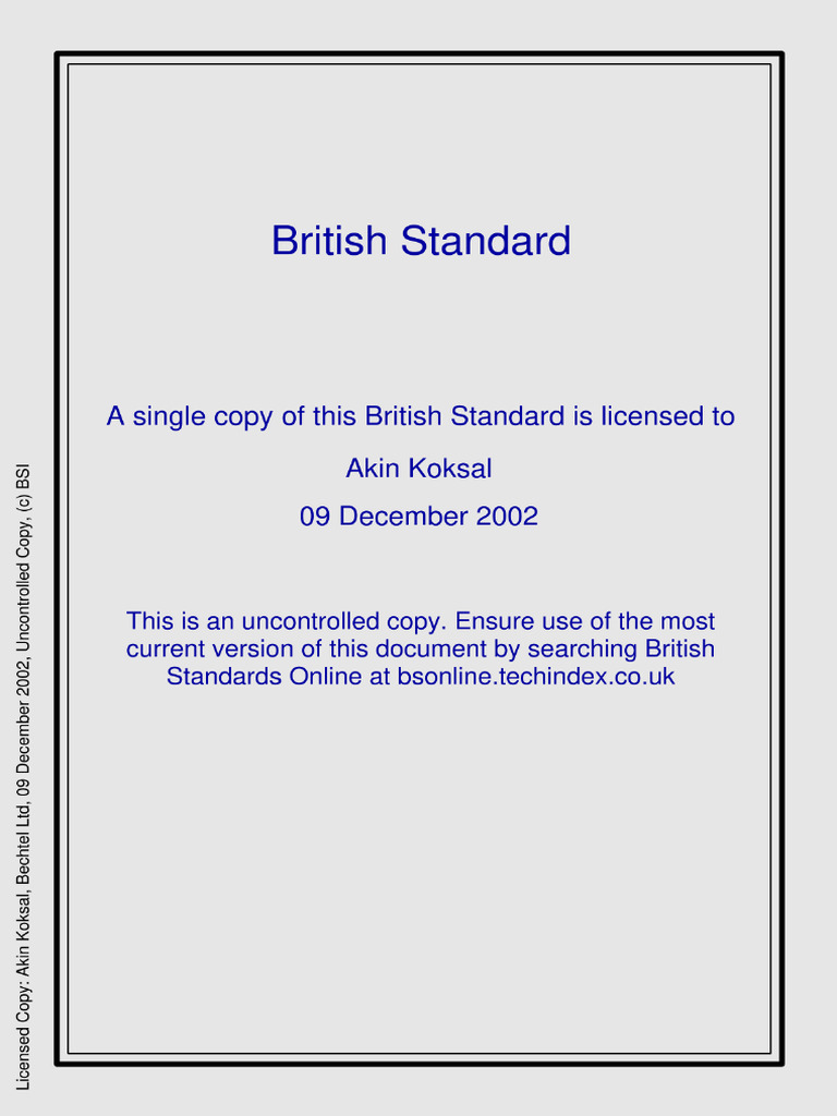 BS 5911-1 2002 | PDF