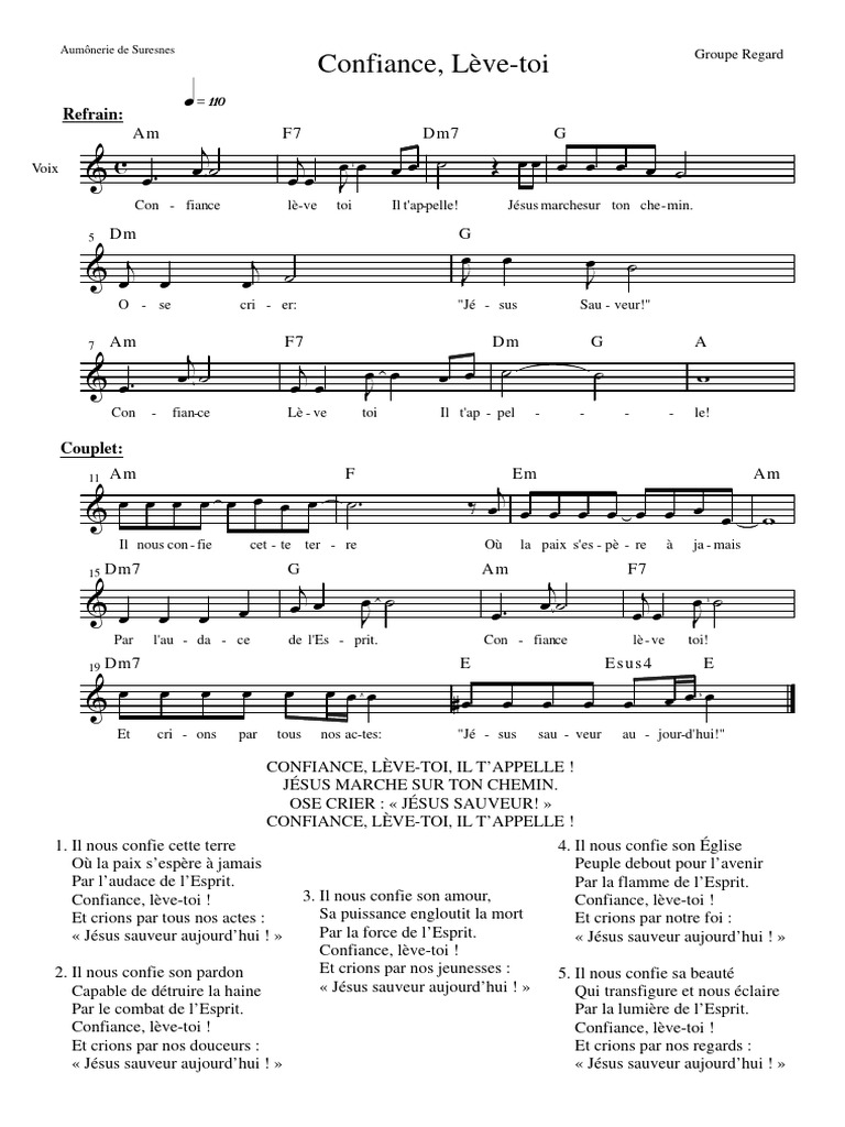 Confiance Leve Toi | PDF