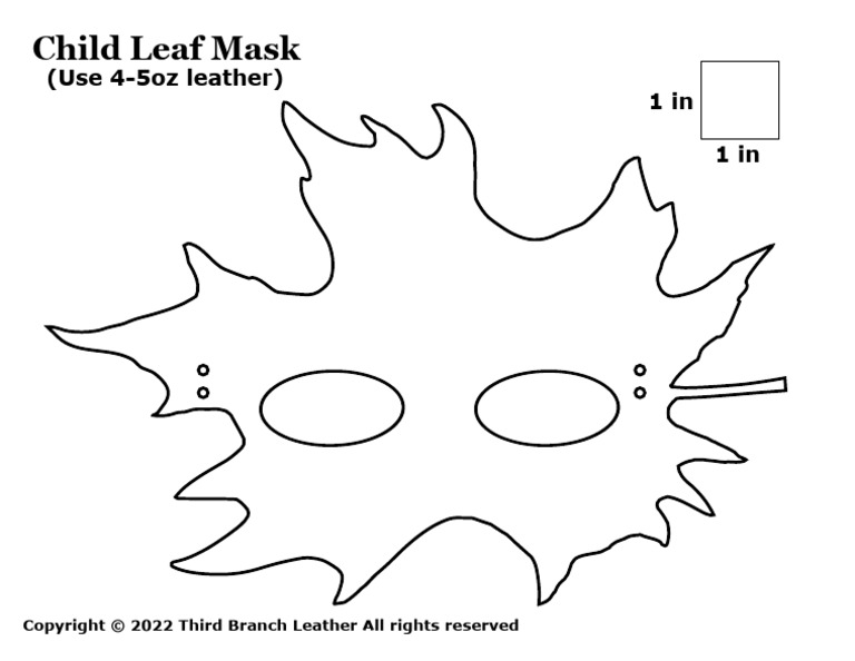 Child Leaf Mask | PDF
