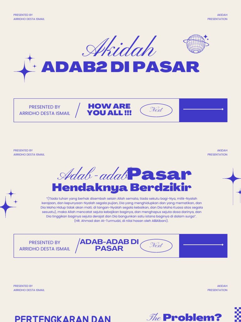 Adab-Adab Di Pasar-desta | PDF