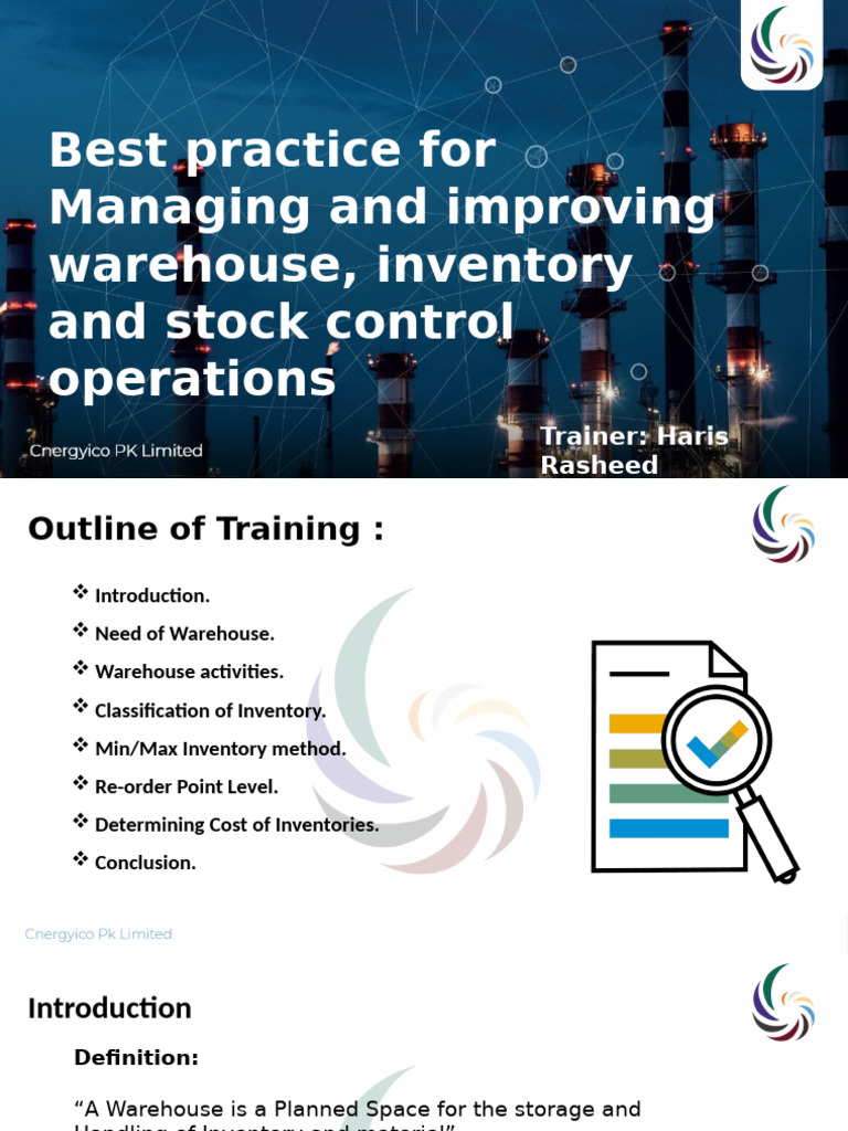 Best Practice For Managing and Improving Warehouse Inventory and Stock ...