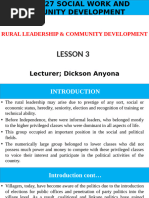 Understanding Rural Leadership Dynamics | PDF | Leadership | Social Group