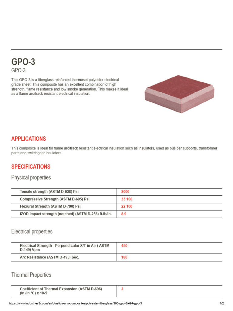 GPO-3 - Industries 3R ENG-3 | PDF