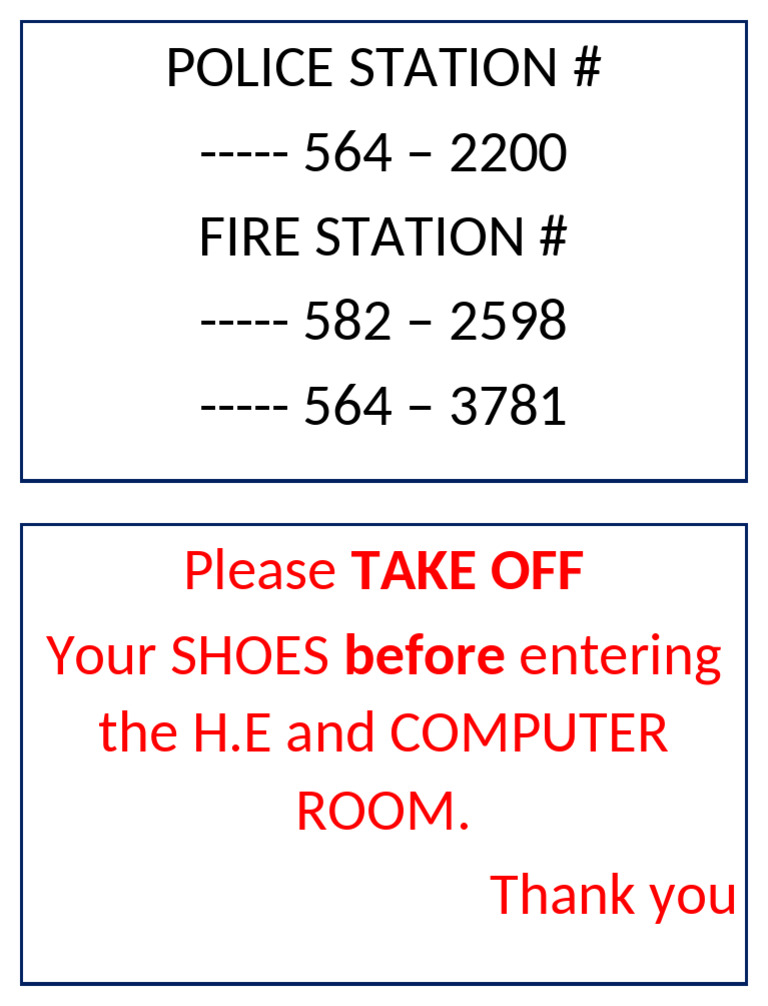 Police and Fire Station Contact Info | PDF