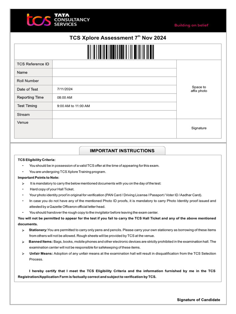 Admit Card | PDF | Common Cold