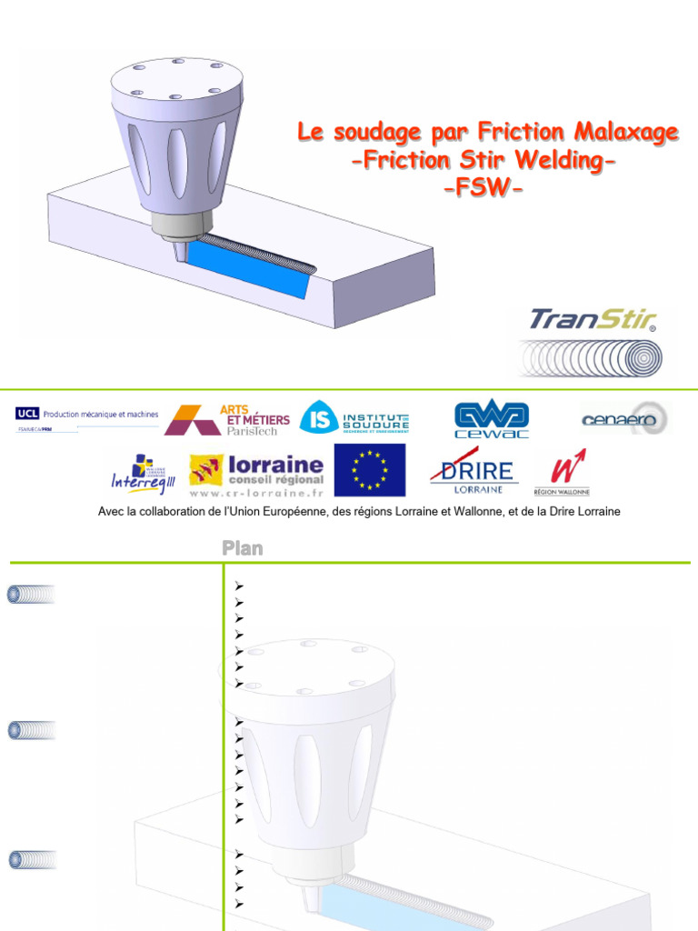 3 - FSW General Presentation | PDF | Industrial Processes | Materials