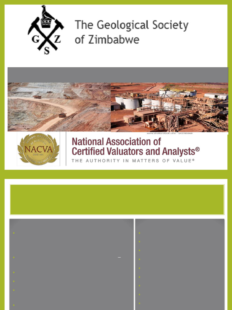 Mineral Asset Valuation Insights | PDF | Valuation (Finance) | Market Value