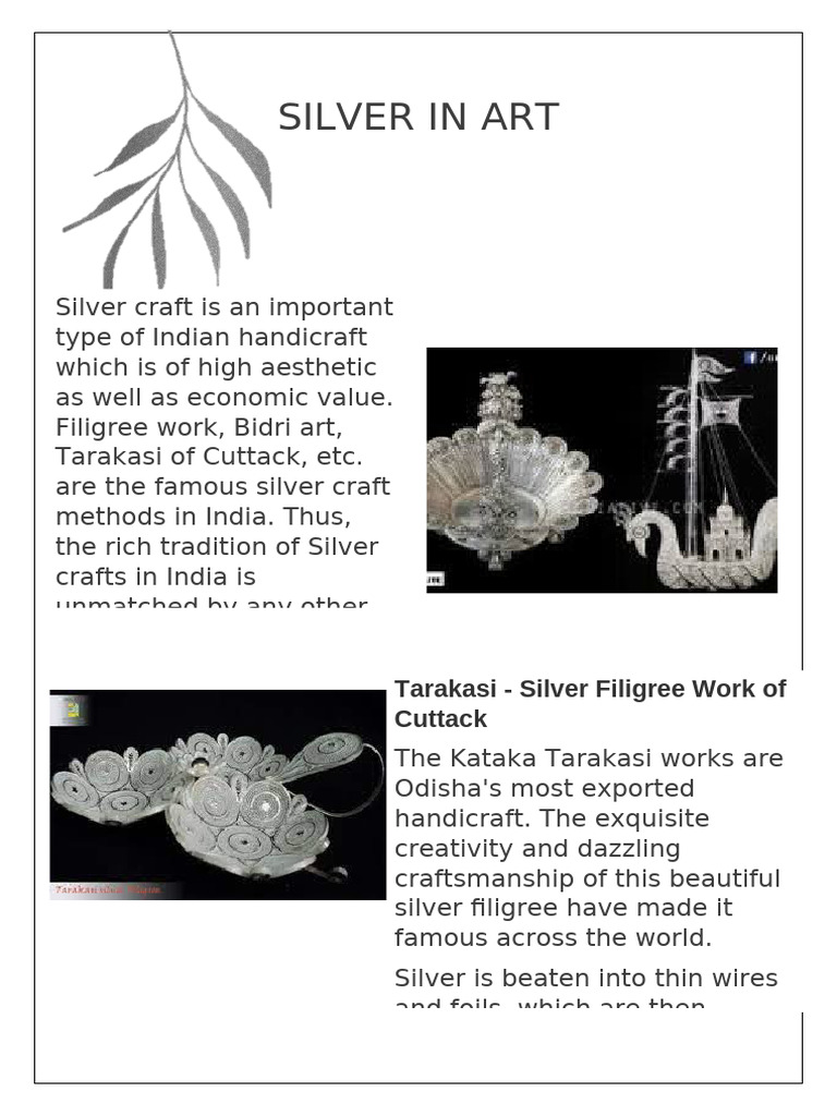 Tarakasi: Odisha's Silver Craft Mastery | PDF