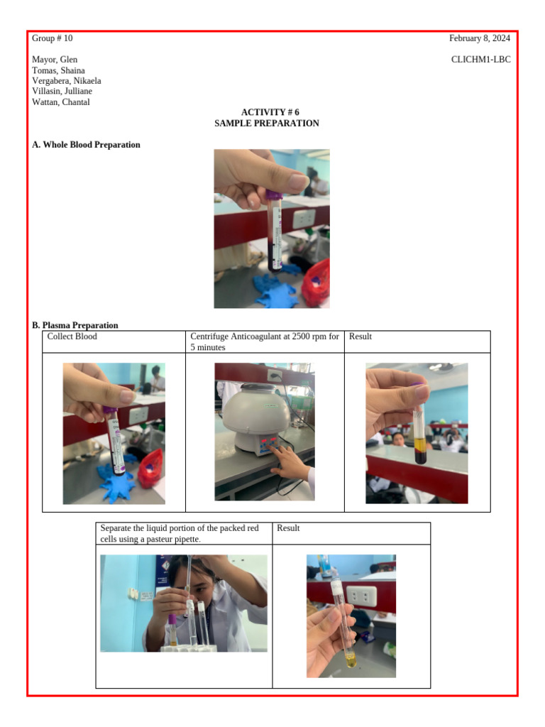 Sample Preparation | PDF