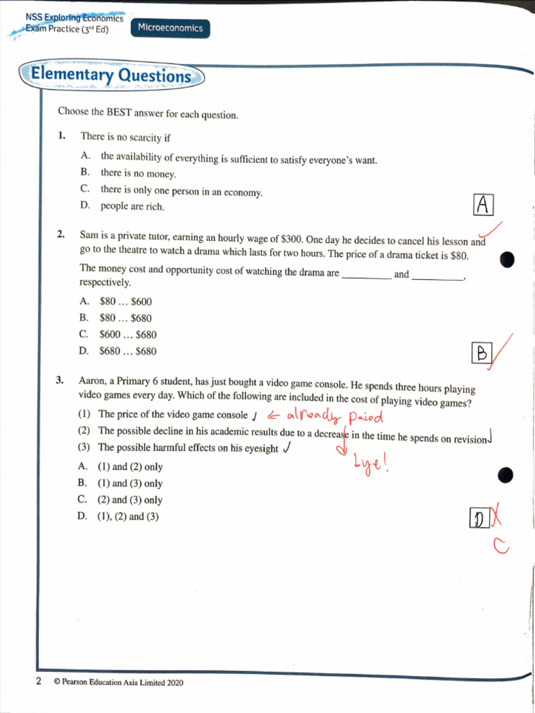 Econ wbk ch.1 basic concepts in economics | PDF
