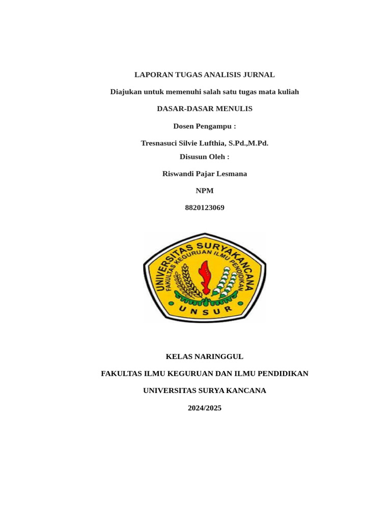 Tabel Perbedaan (Riswandi Pajar Lesmana 8820123069) | PDF