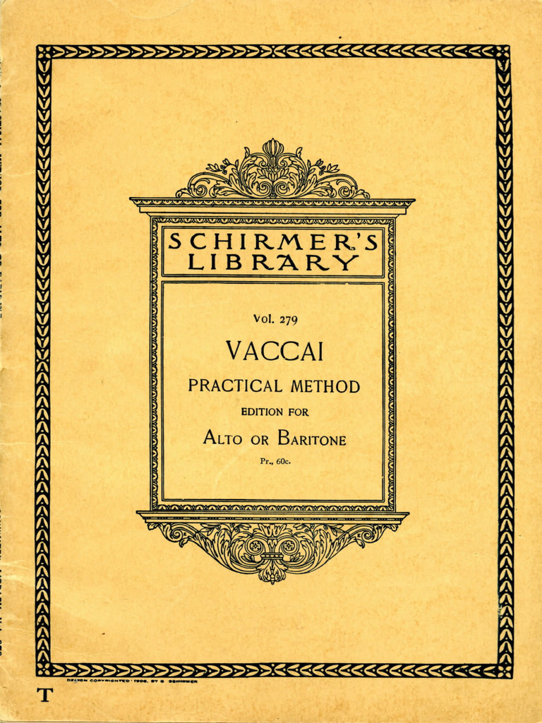 VACCAI Metodo de Canto Italiano Da Camera LOW VOIC 230802 125212 | PDF