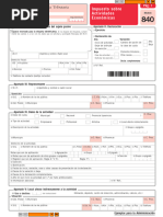 Instrucciones Modelo 840 PDF | PDF | Impuestos | Gobierno