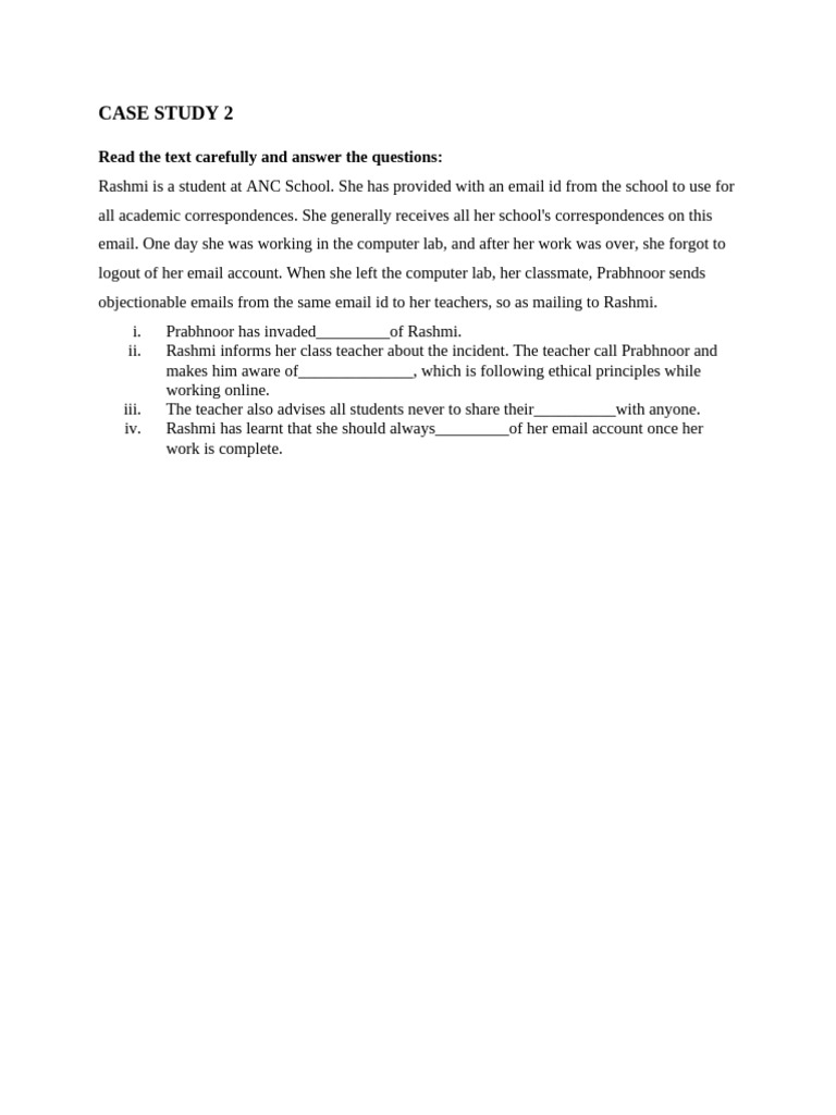 Case Study 2 | PDF