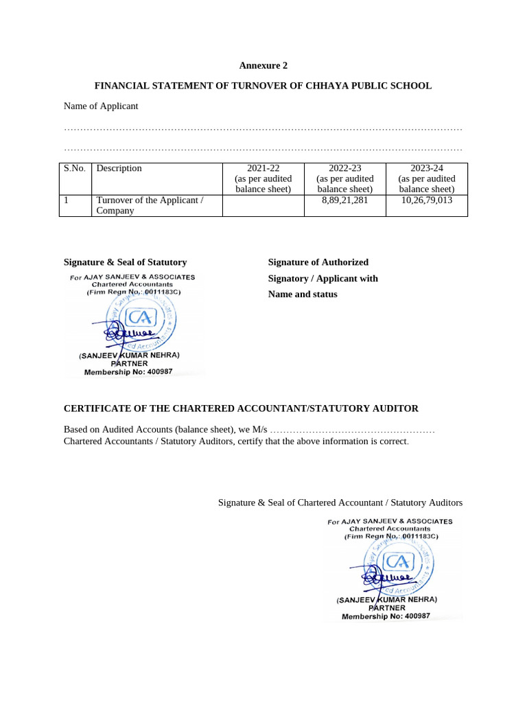 Annexure 2 | PDF