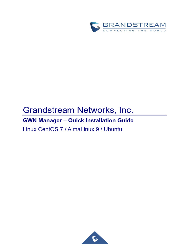 GWN-Manager-Quick-Installation-Guide | PDF | Sudo | Public Key Certificate