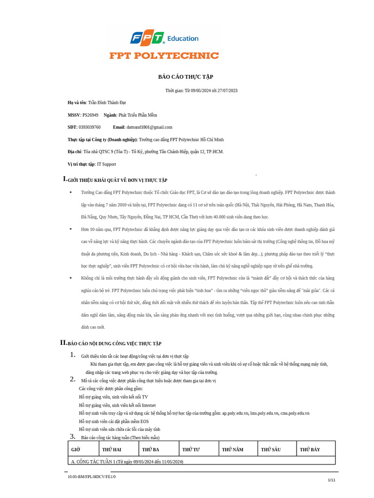 PS26949 TranDinhThanhDat BCTT | PDF