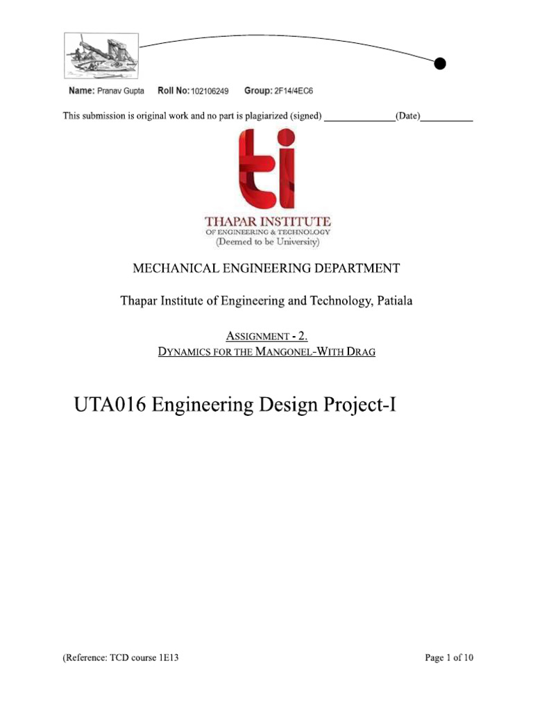 EDP 2 Assignment 2 | PDF
