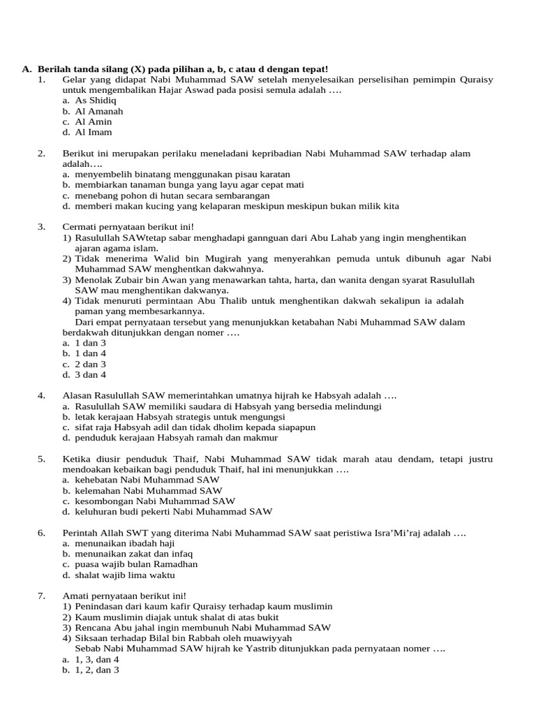 Latihan Soal Ski | PDF